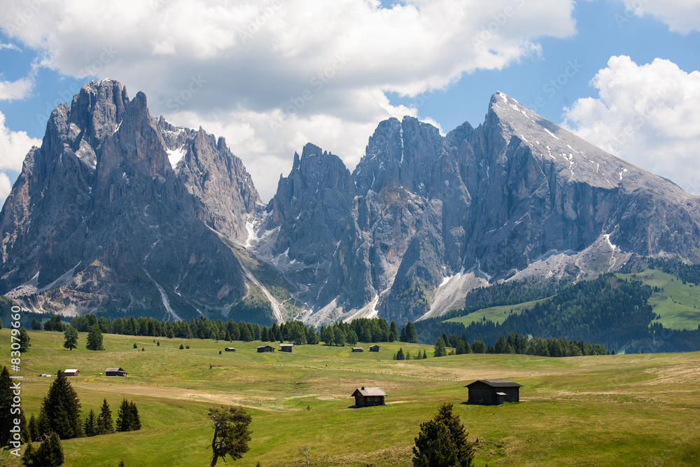 Sasso lungo e sasso piatto Alpe di siusi Stock Photo | Adobe Stock