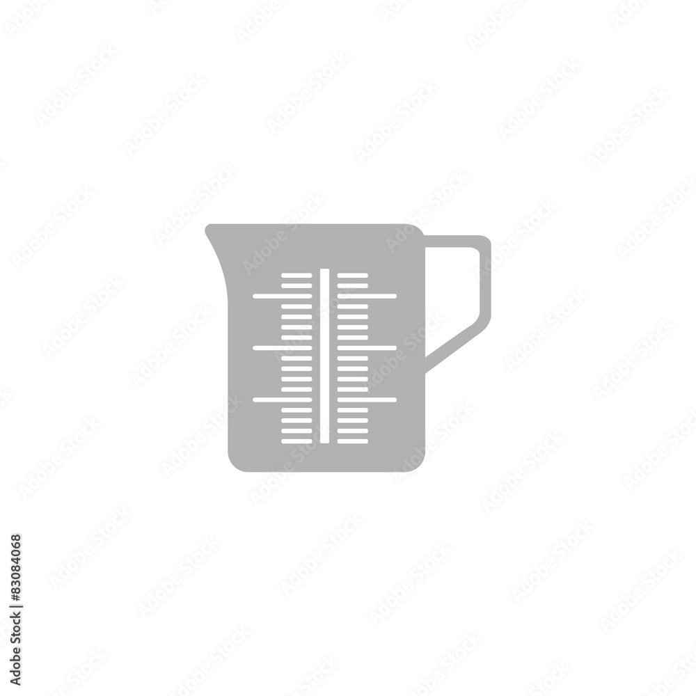 Simple icons capacity with scale to measure the volume. Stock Vector ...
