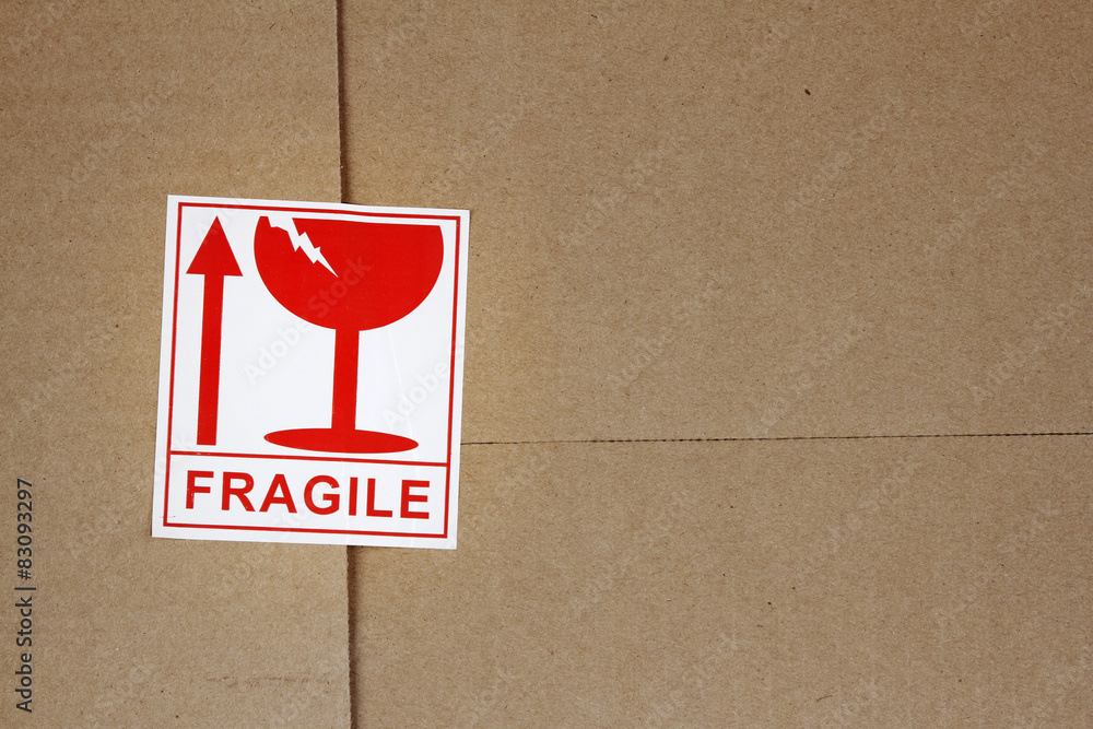 Fragile package box Stock Photo | Adobe Stock