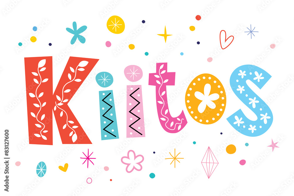 Kiitos - thank you in Finnish language Stock Vector | Adobe Stock