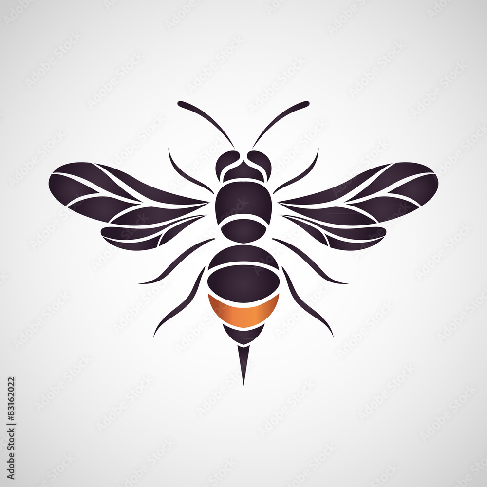 Hornet logo vector Stock Vector | Adobe Stock