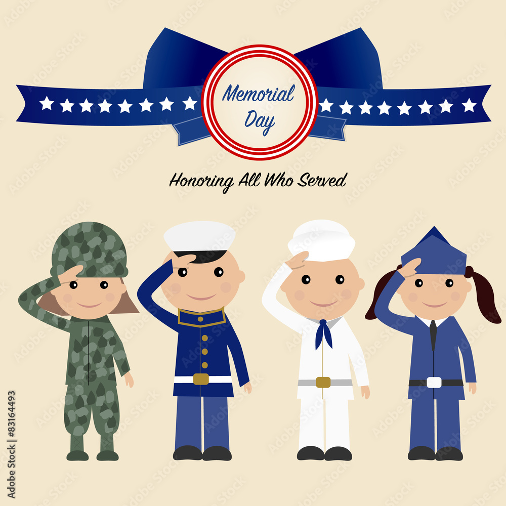 Kids Army Clipart