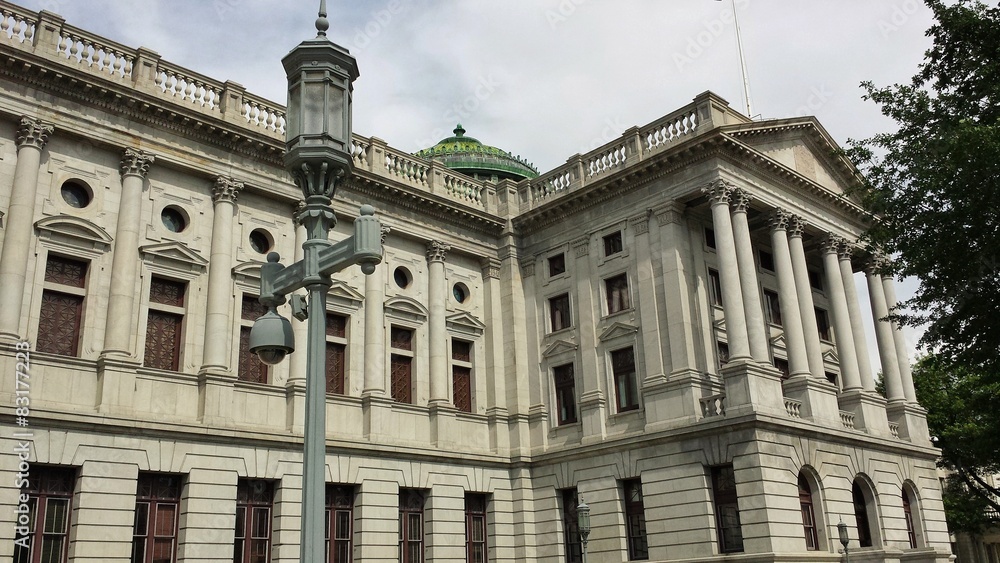 Pennsylvania State Capitol Building in Harrisburg Stock Photo | Adobe Stock