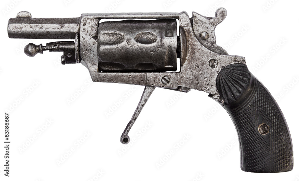antique revolver Stock Photo | Adobe Stock