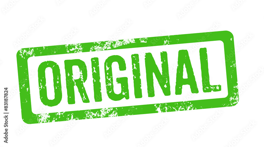 Grüner Stempel - Original ilustración de Stock | Adobe Stock