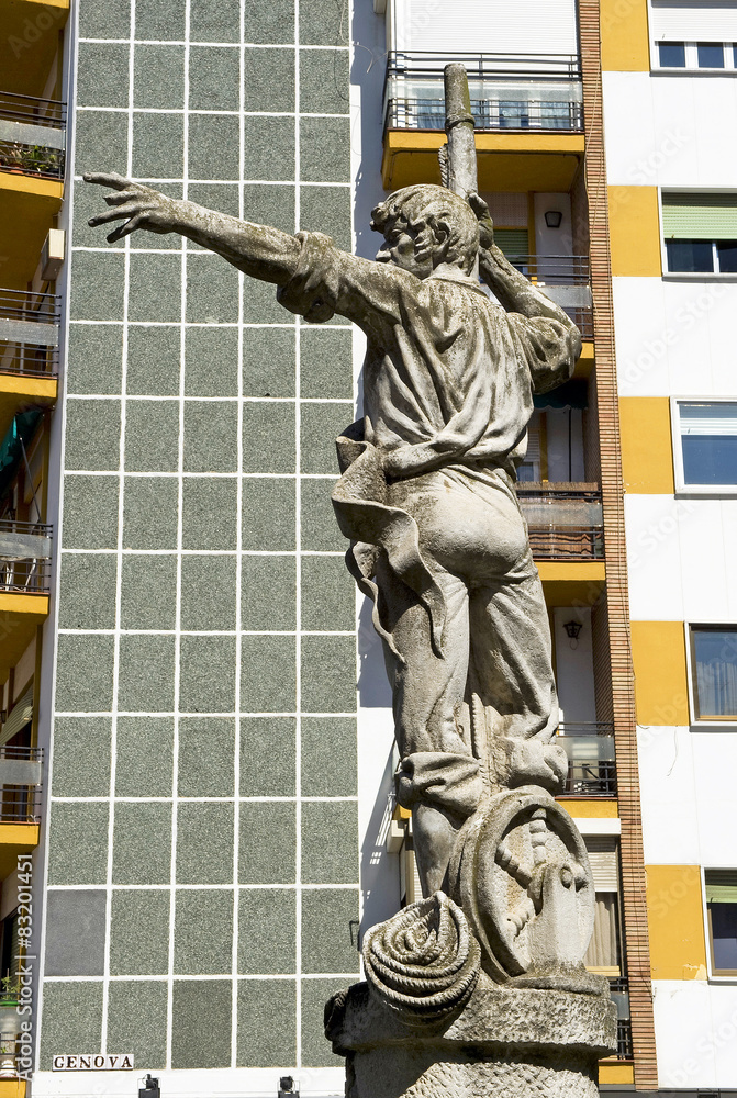 Rodrigo de Triana, discovery of America foto de Stock | Adobe Stock