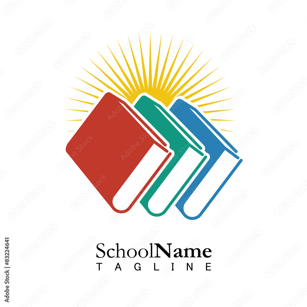 School education logo icon vector Stock Vector | Adobe Stock