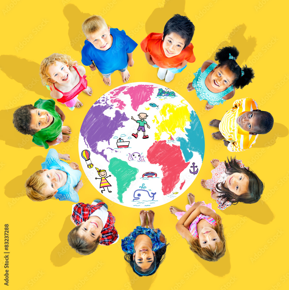 World Kids Journey Adventure Imagination Travel Concept Photos | Adobe ...