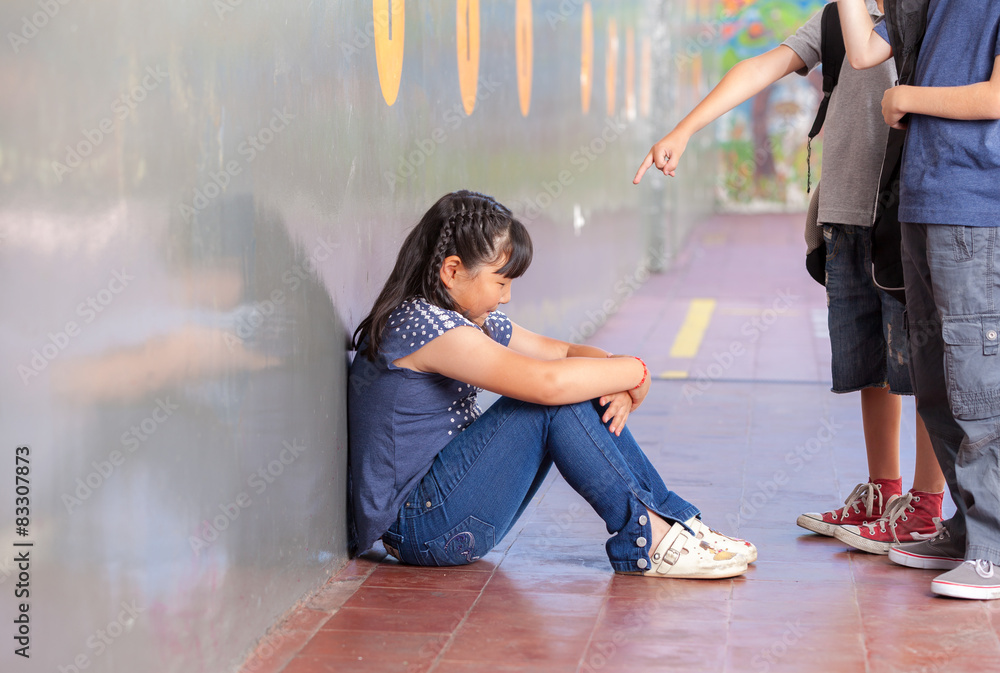 School bullying. Multiracial class Stock Photo | Adobe Stock