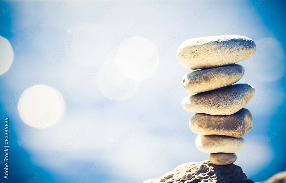 Balance inspiration wellness retro concept Stock Photo | Adobe Stock