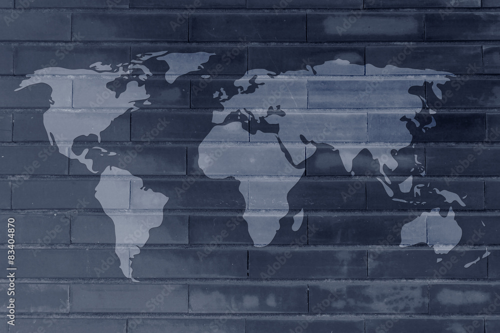 World map overlay background Stock Illustration | Adobe Stock