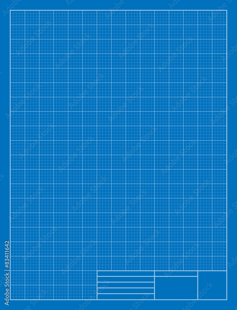 Vertical Drafting Blueprint, Grid, Architecture Stock Vector | Adobe Stock