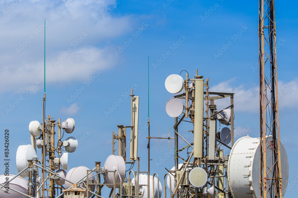 Sendemast Stock-Foto | Adobe Stock