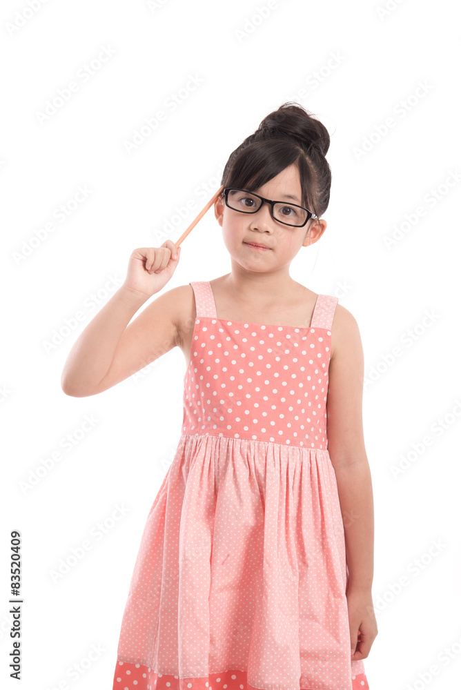 Portrait of beautiful asian girl Stock Photo | Adobe Stock