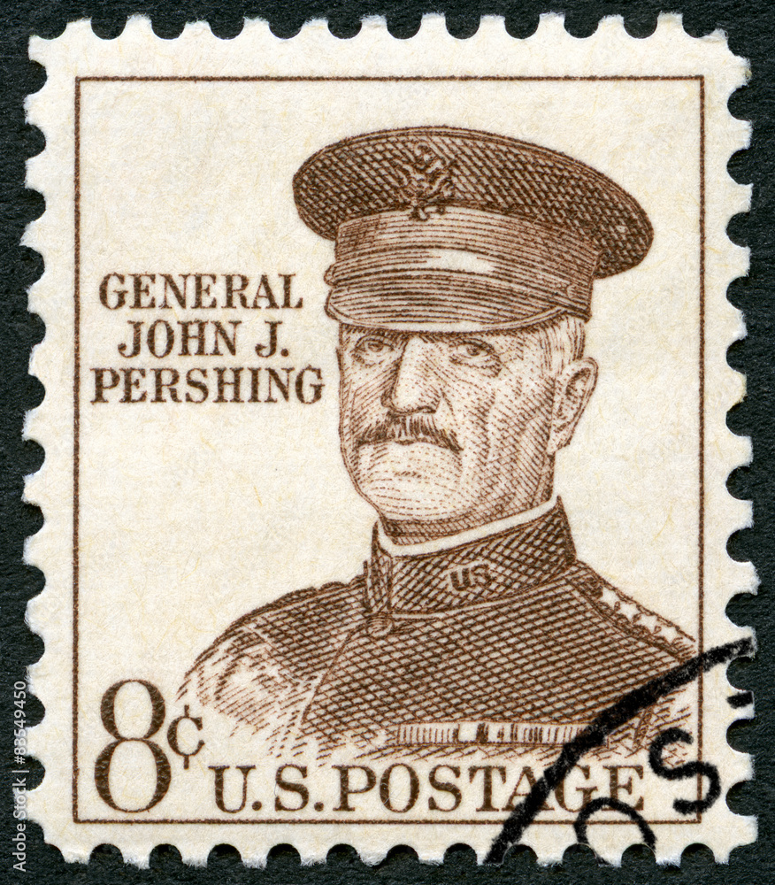 USA - 1961: shows portrait of John Joseph Pershing "Black Jack" Stock ...