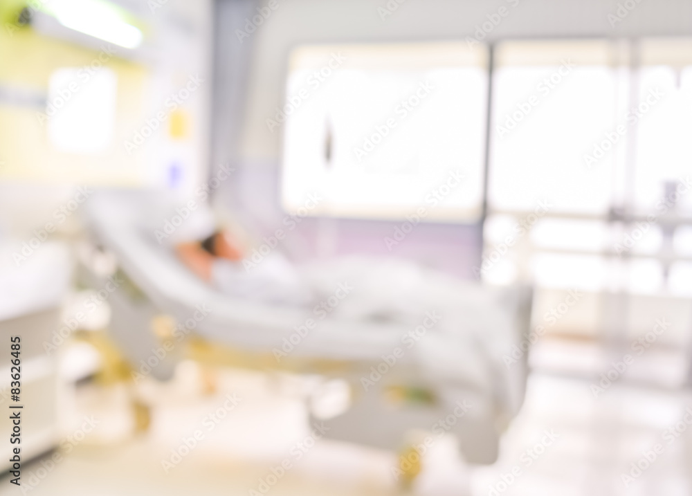 blurred image of Patient with drip in hospital for background us Stock ...