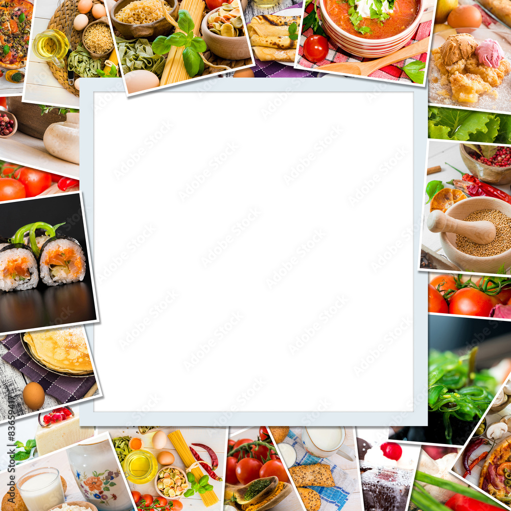 Frame photos of food Stock Photo | Adobe Stock