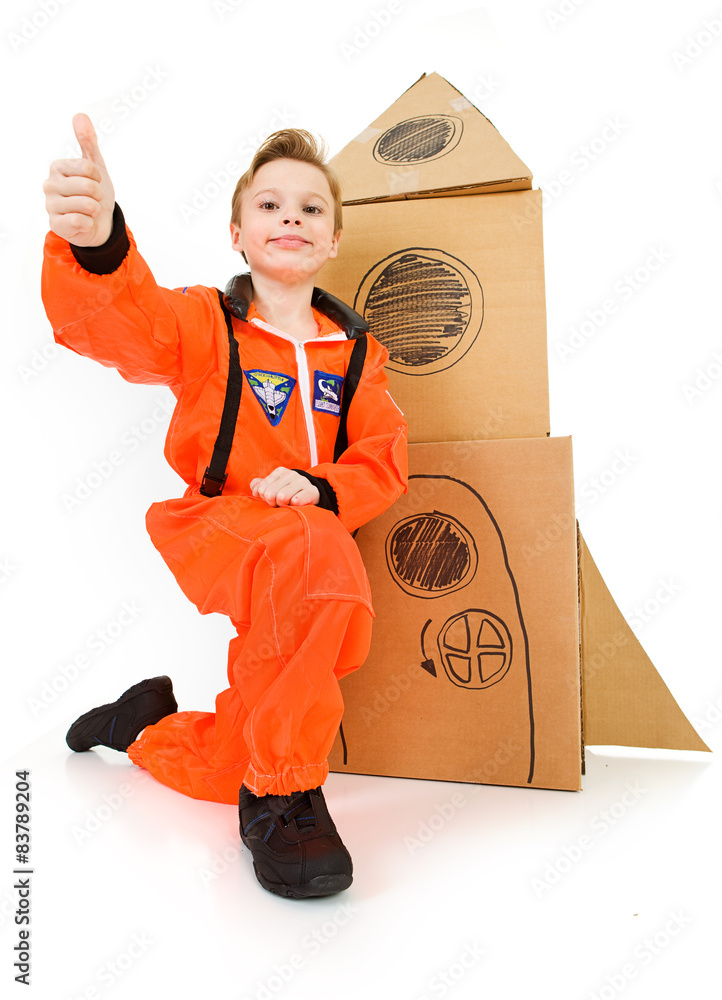 Astronaut: Thumbs Up to Go To Space Stock Photo | Adobe Stock
