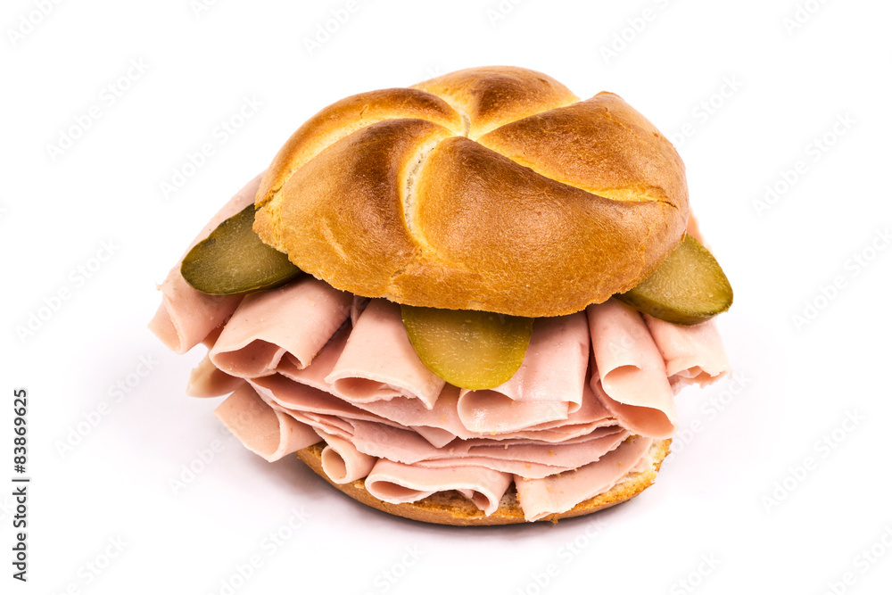 Wurstsemmel XXL Stock Photo | Adobe Stock