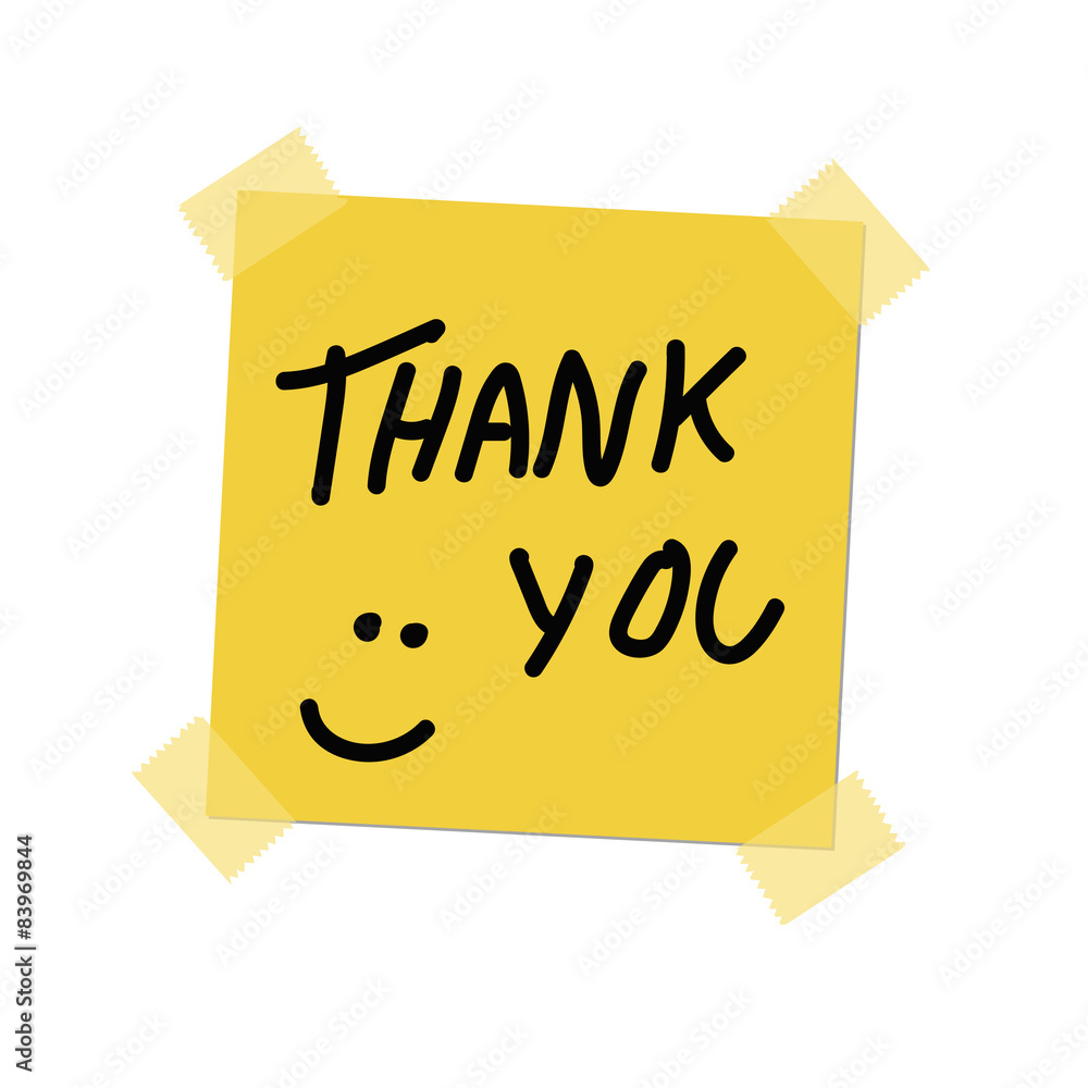 Thank You Post-it Note Royalty Free SVG, Cliparts, Vectors,, 59% OFF