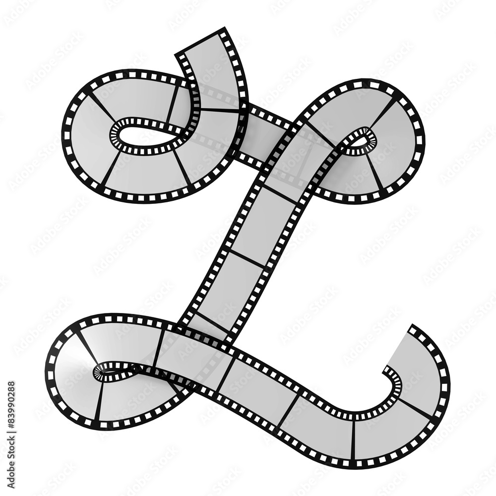 Film Strip Letters