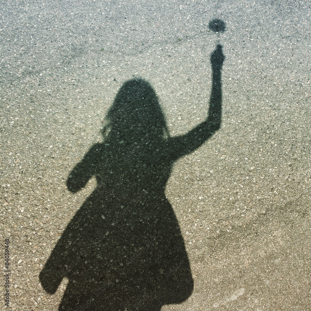 Ombra di ragazza Stock Photo | Adobe Stock