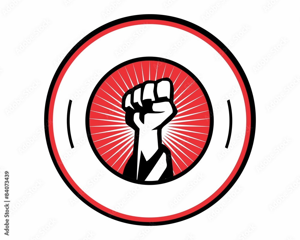 karate fist logo image vector Stock Vector | Adobe Stock