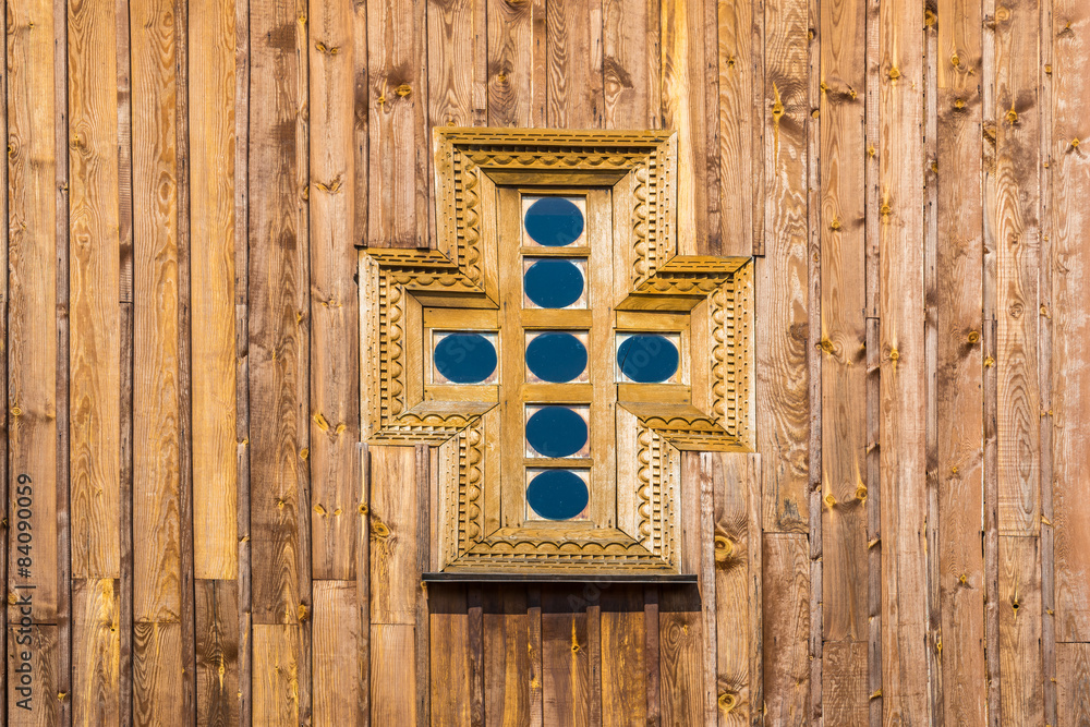 Cross-shaped window Stock Photo | Adobe Stock