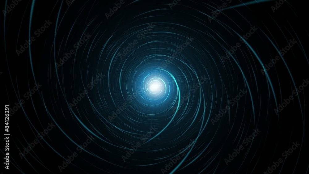 Blue wormhole - Lines Stock Video | Adobe Stock