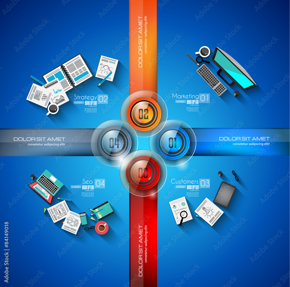 Infographic template for modern data visualization and ranking Stock ...