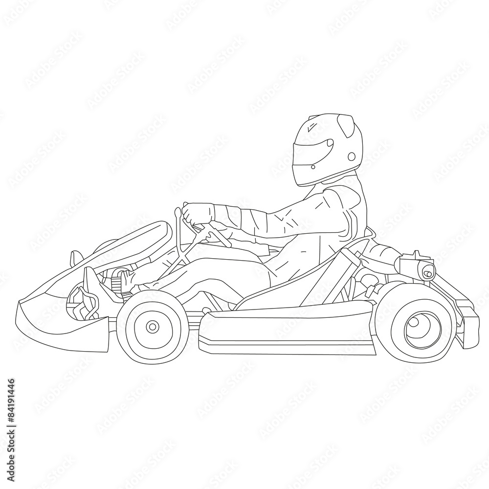 Go Cart Coloring