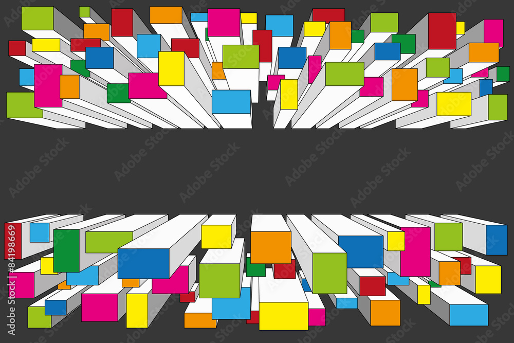 Colorful perspective background Stock Vector | Adobe Stock