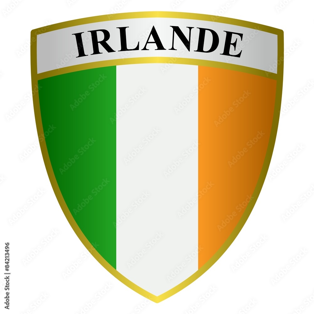 Blason Irlande Stock Vector | Adobe Stock