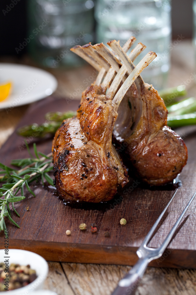 Lamm rippen medium Stock-Foto | Adobe Stock