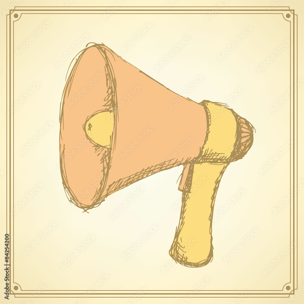 Vintage Speakers Drawing
