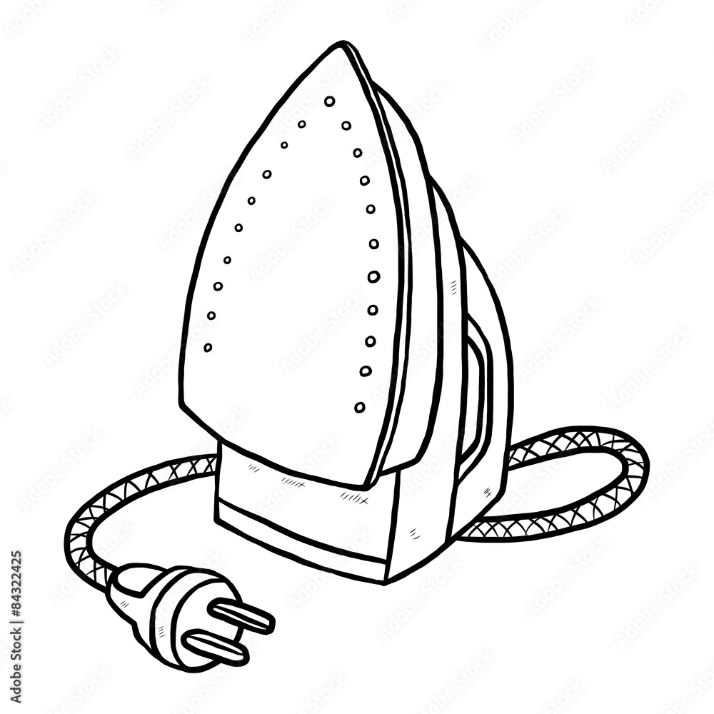 electric iron Stock Vector | Adobe Stock