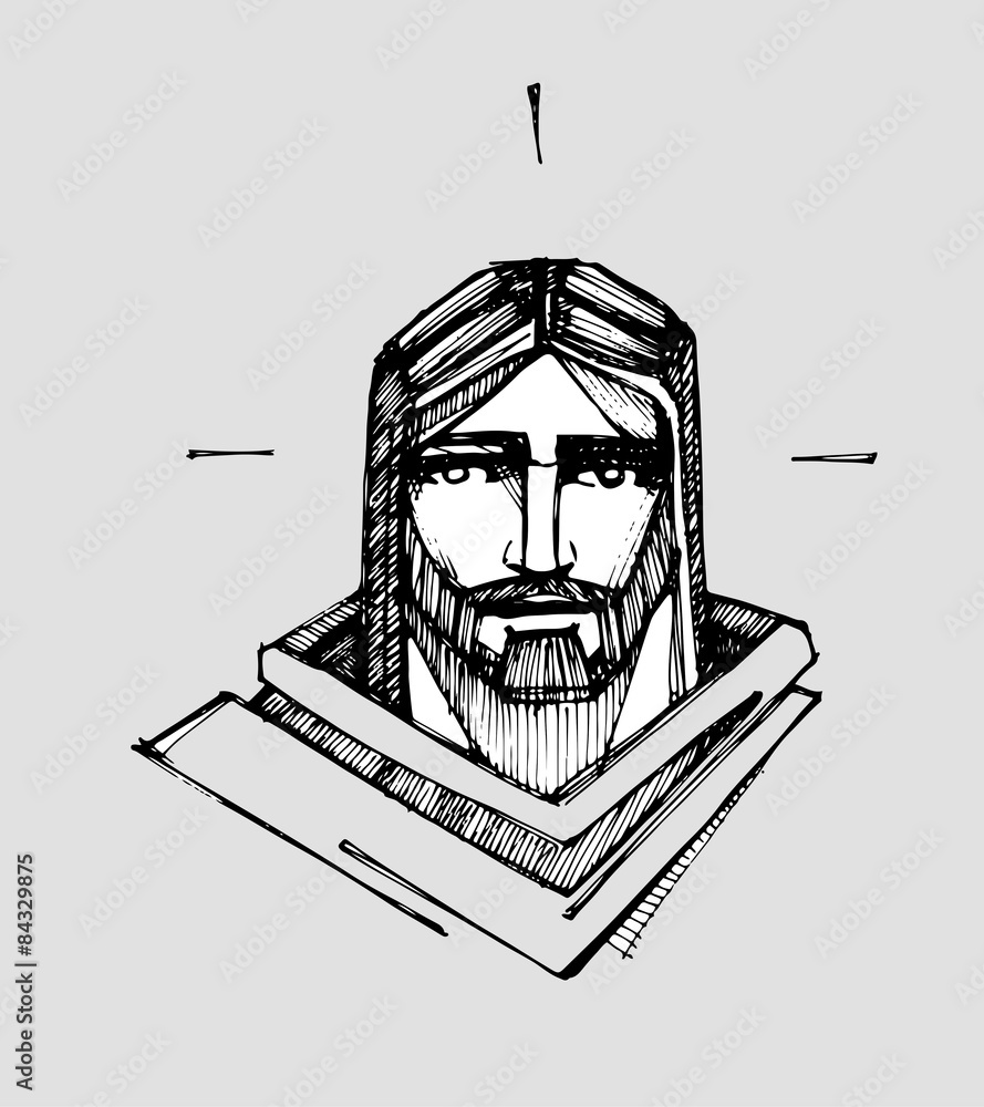 Jesus Christ friend e Stock Vector | Adobe Stock