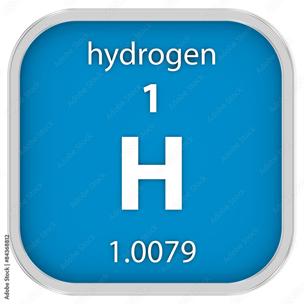 Hydrogen material sign Stock Illustration | Adobe Stock