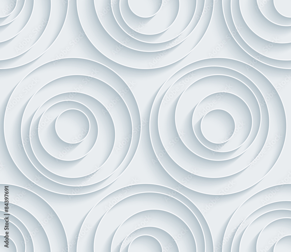 White paper with outline extrude effect. Abstract 3d seamless ...