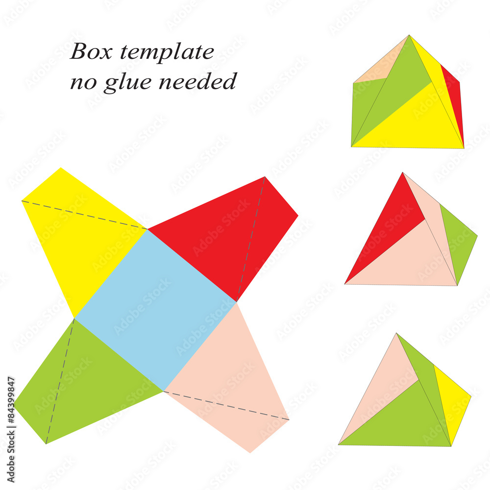 Pyramid Box Template