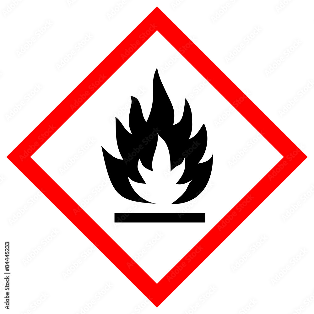 SGH02 - Produit inflammable Stock Illustration | Adobe Stock