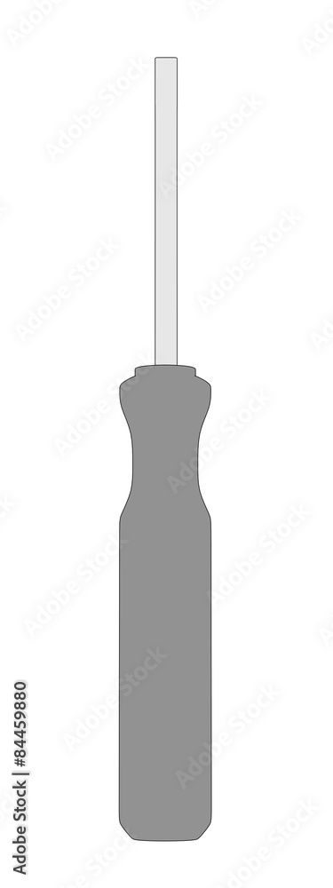 2d cartoon image of screwdriver Stock Illustration | Adobe Stock