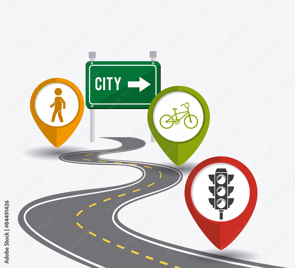 Road signs. Stock Vector | Adobe Stock