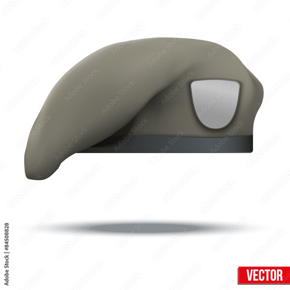 Military Tan Beret Army Special Forces Stock Vector | Adobe Stock