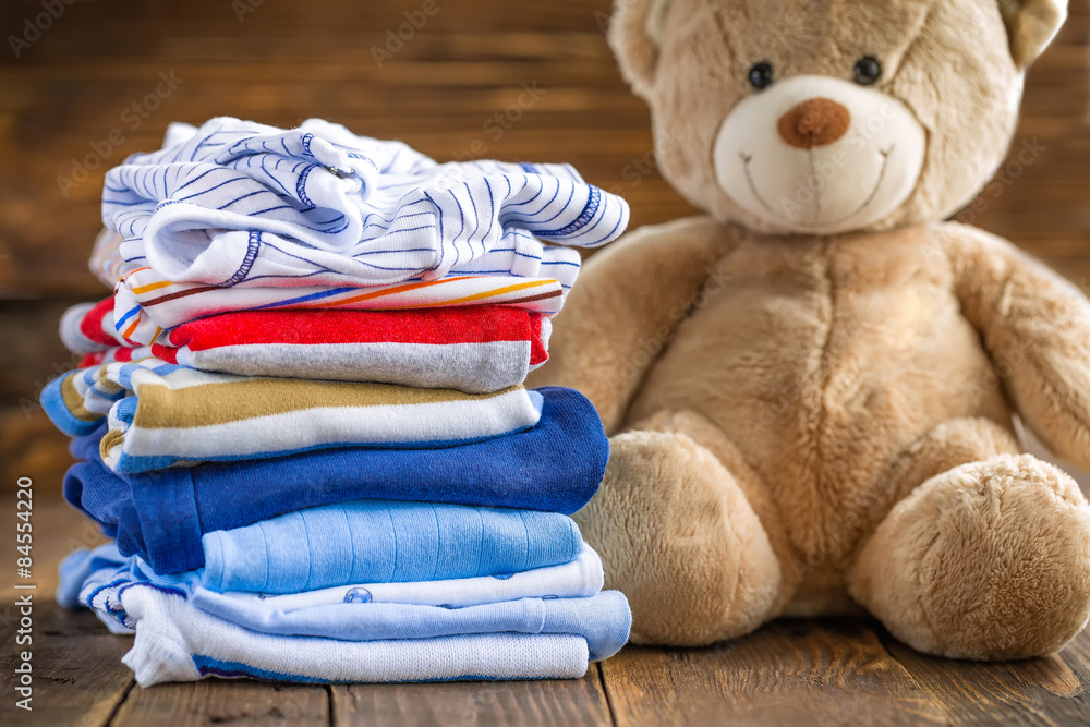 Baby clothes Stock Photo | Adobe Stock
