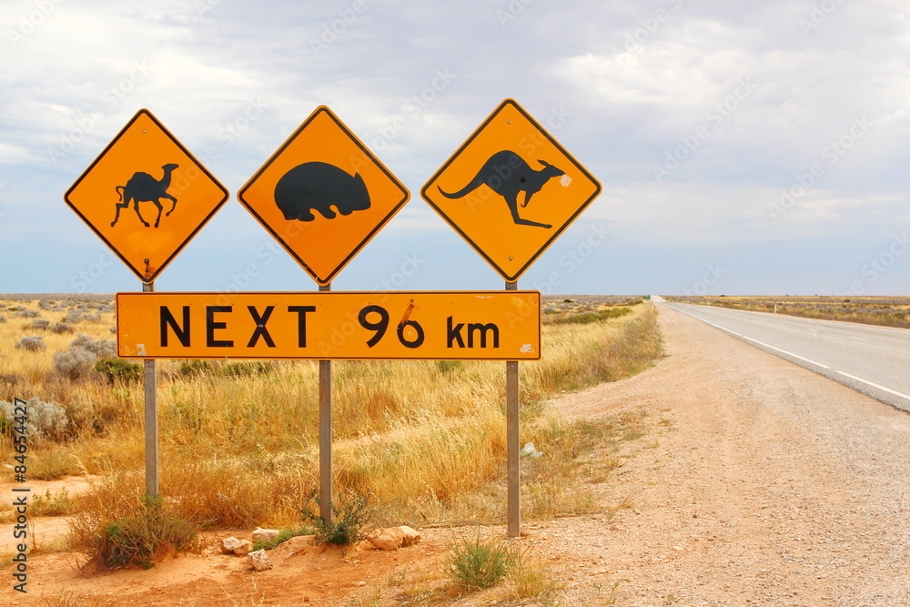 Australian road signs Stock Photo | Adobe Stock