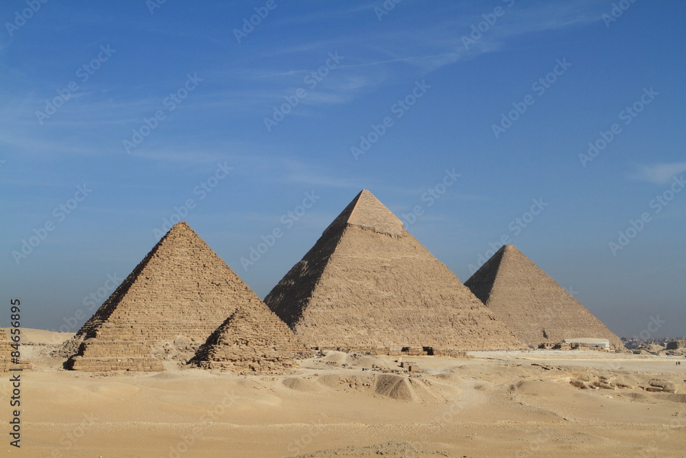 Die Pyramiden und Sphinx von Gizeh in Ägypten Stock Photo | Adobe Stock