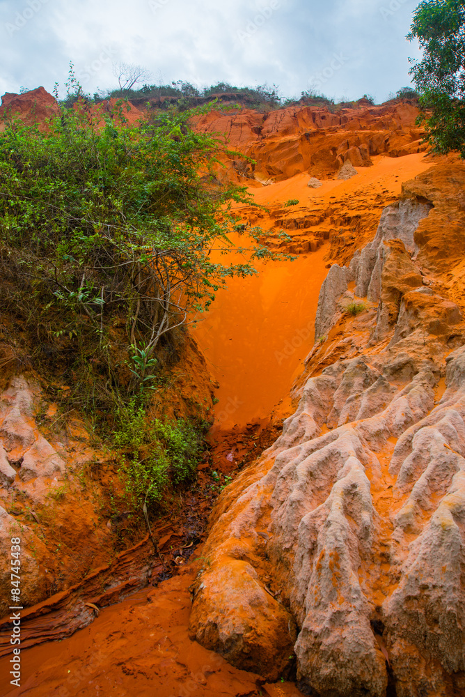 Fairy Stream (Suoi Tien), Mui Ne, Vietnam. One of the tourist ...