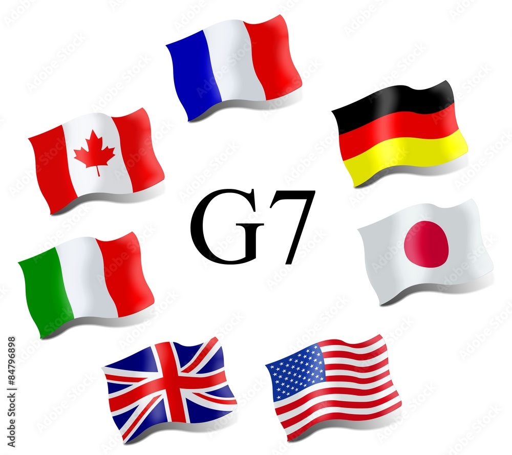 Country flags of G7 Stock Illustration | Adobe Stock