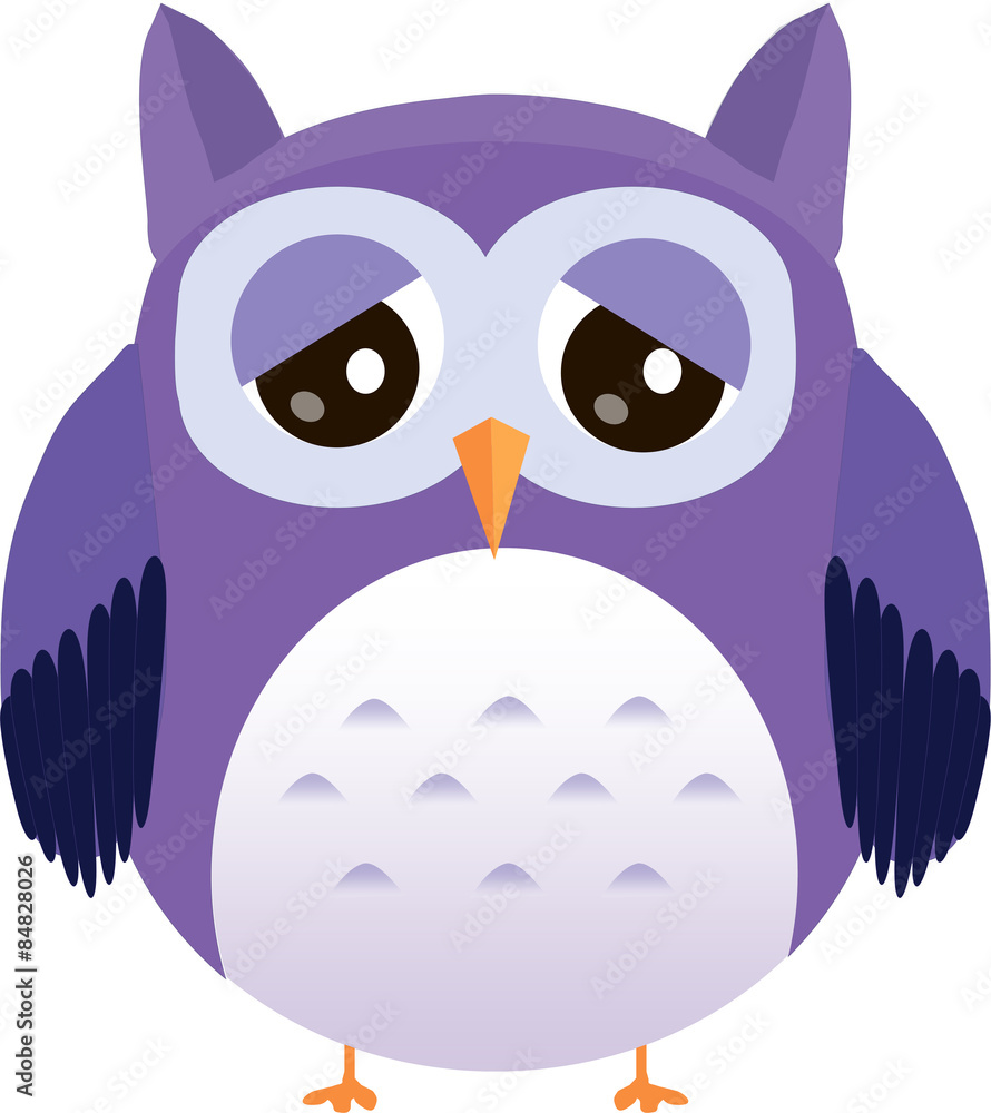 Sad Owl Clipart